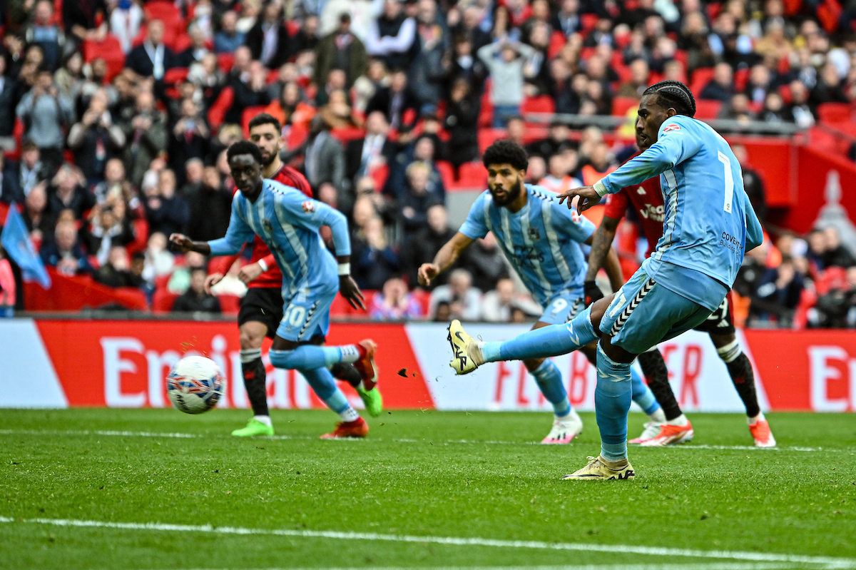 Haji Wright scores at Wembley but Coventry falls to Man United in FA ...