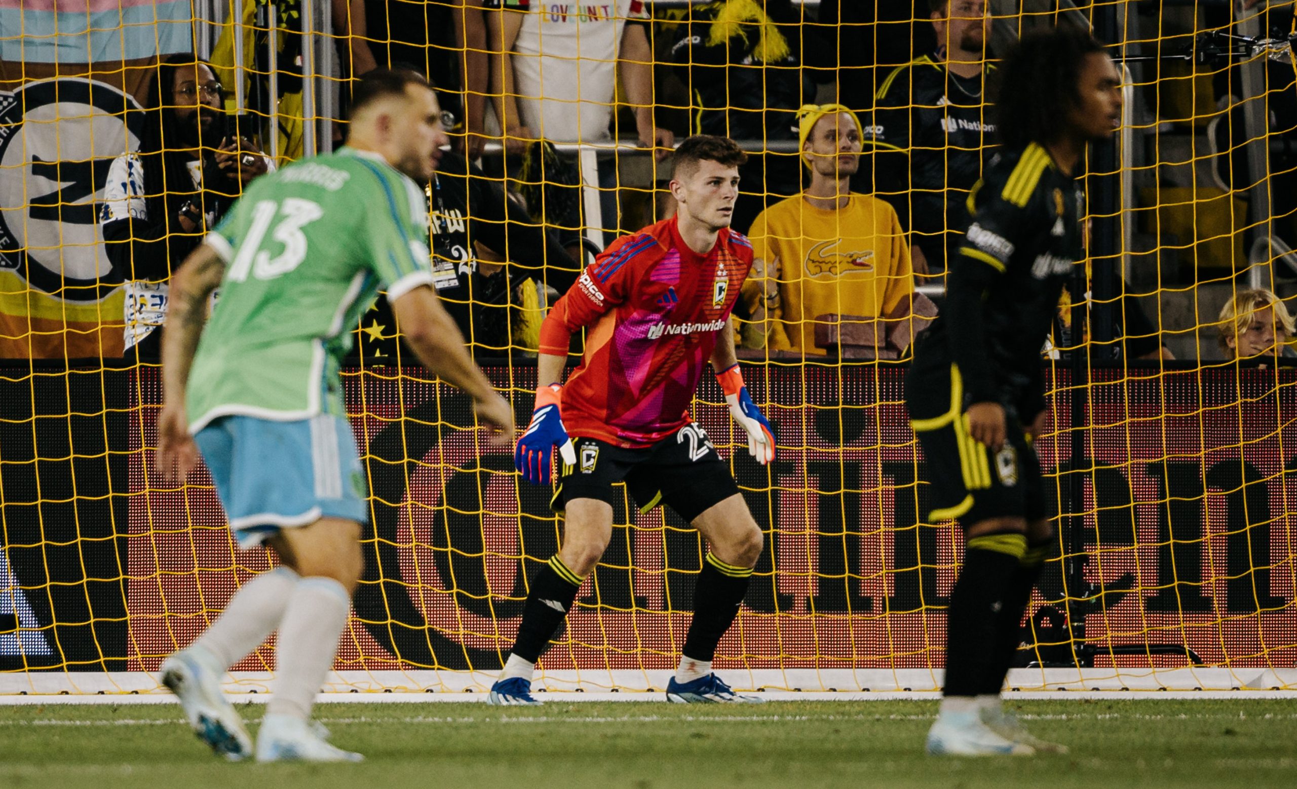 Crew falls to Sounders with midfielder Sean Zawadzki in goal - Soccer ...